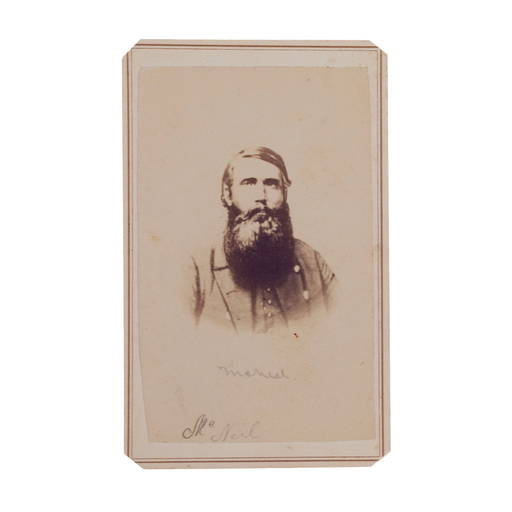 [civil War]. Remarkably Scarce Cdv Portrait Of Mcneill’s Rangers Capt ...