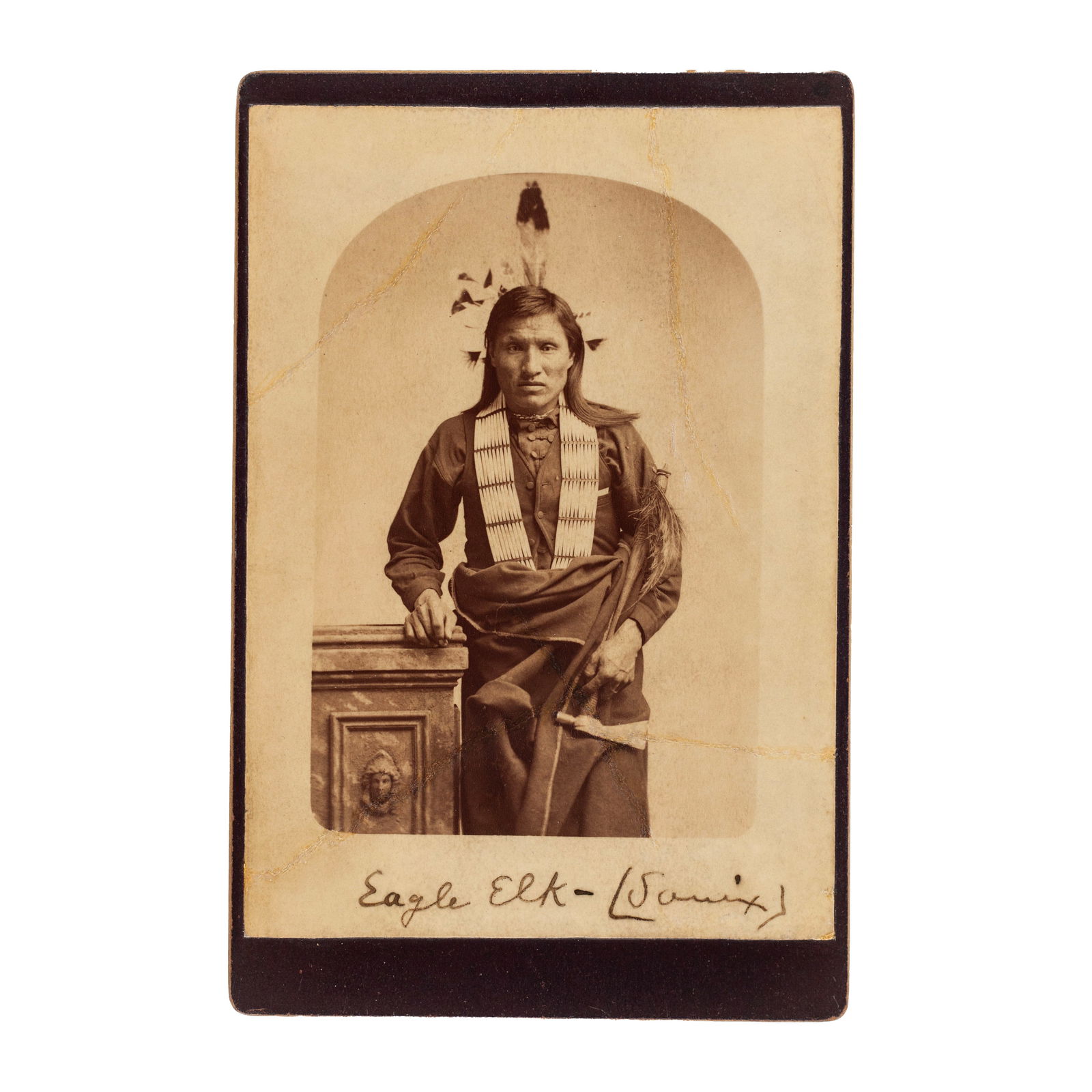 [custer, Little Big Horn] Eagle Elk, Oglala Sioux Warrior Auction