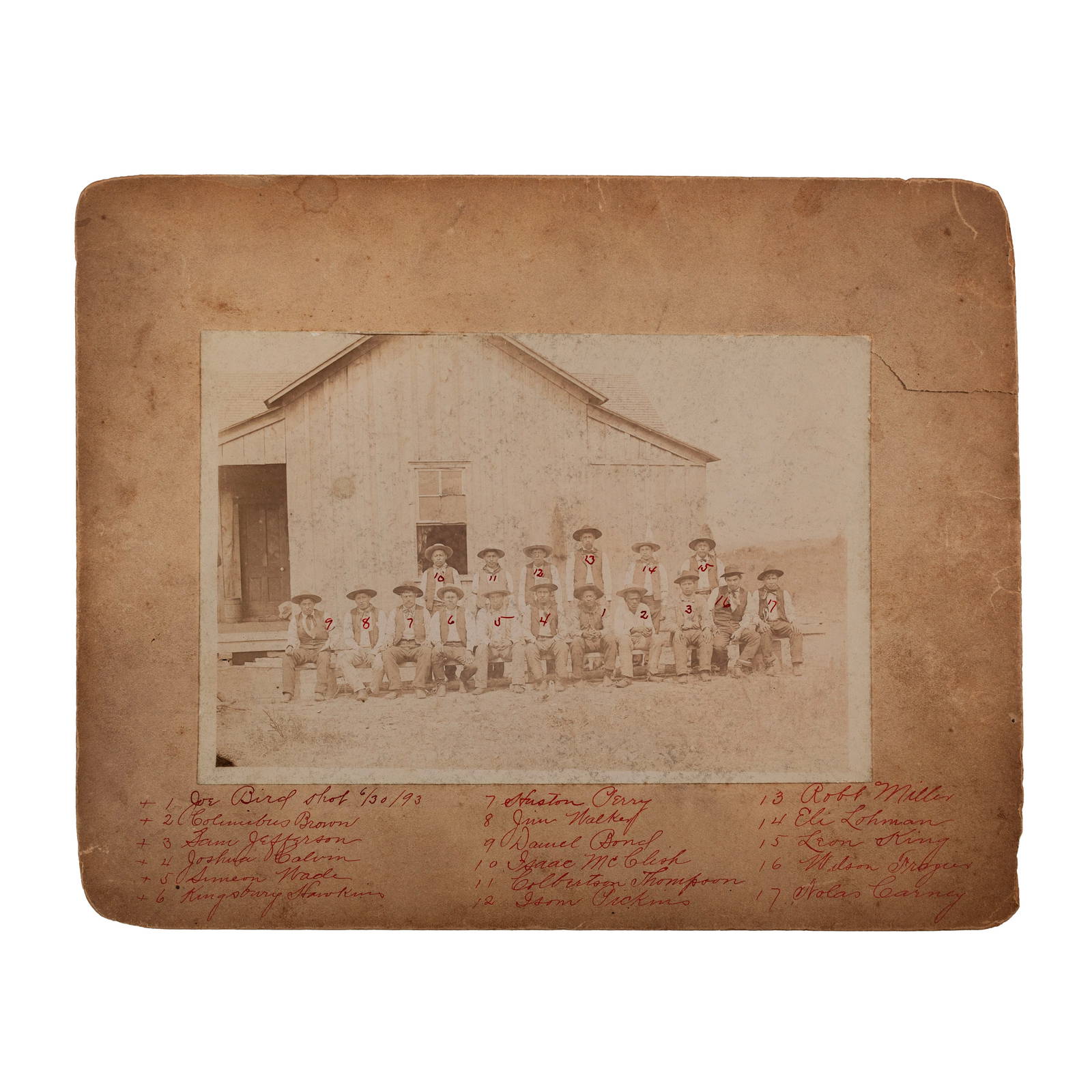 Native, Black, & White Ranchers, Oklahoma Auction