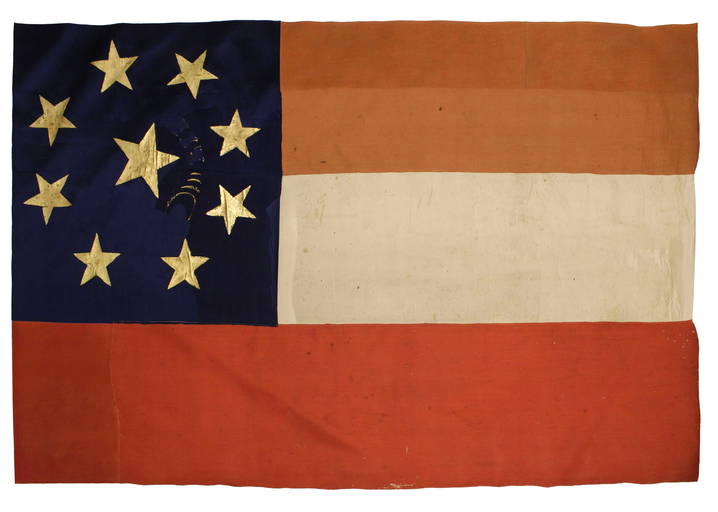 Captured First National Confederate Flag (nashville, Tennessee)