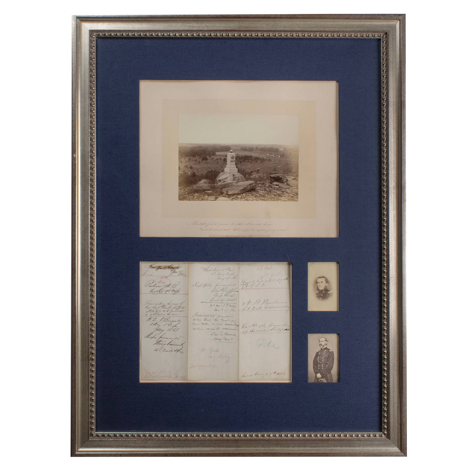 [civil War] Photos & Signatures Re: Meade & Vincent Auction