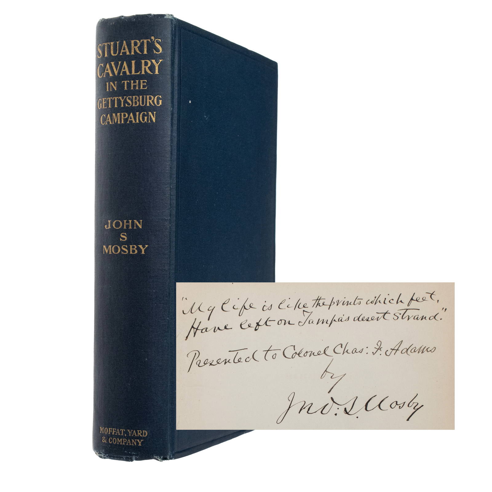 [civil War] Mosby Inscribed "stuart's Cavalry In The Gettysburg ...