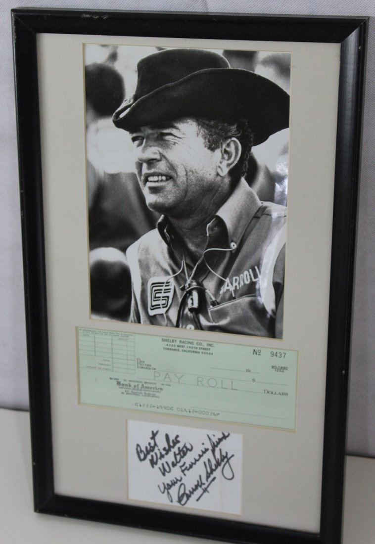 Carroll Shelby Autograph and Original Shelby Motors - May 19, 2020 ...
