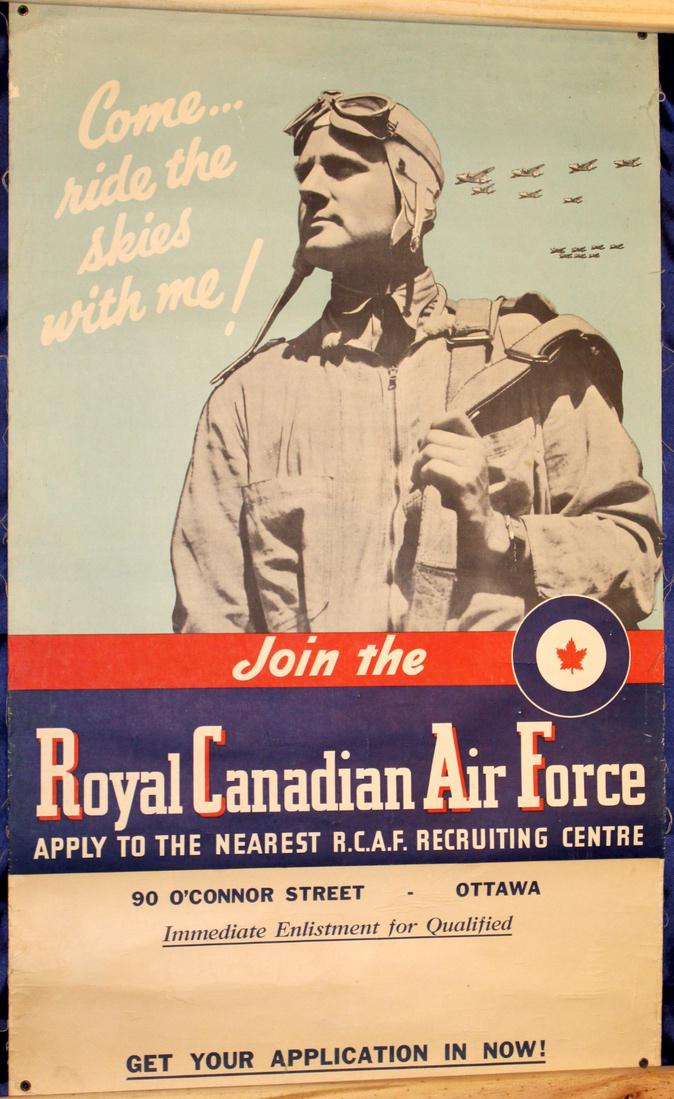 Wwii Rcaf 1940 Recruitment Poster