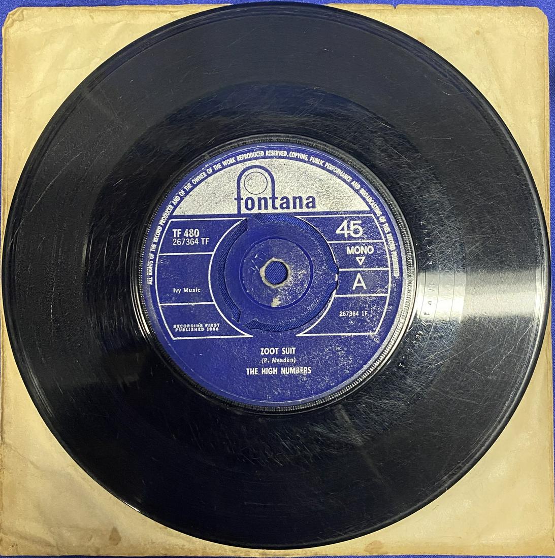 EXTREMELY RARE The High numbers - The Who 45 (#0021) on Jan 02, 2022 ...