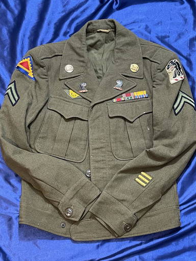 WWII 11th Engineer Bn. Ike Jacket - Rare Insignia (#0326) on Mar 26 ...