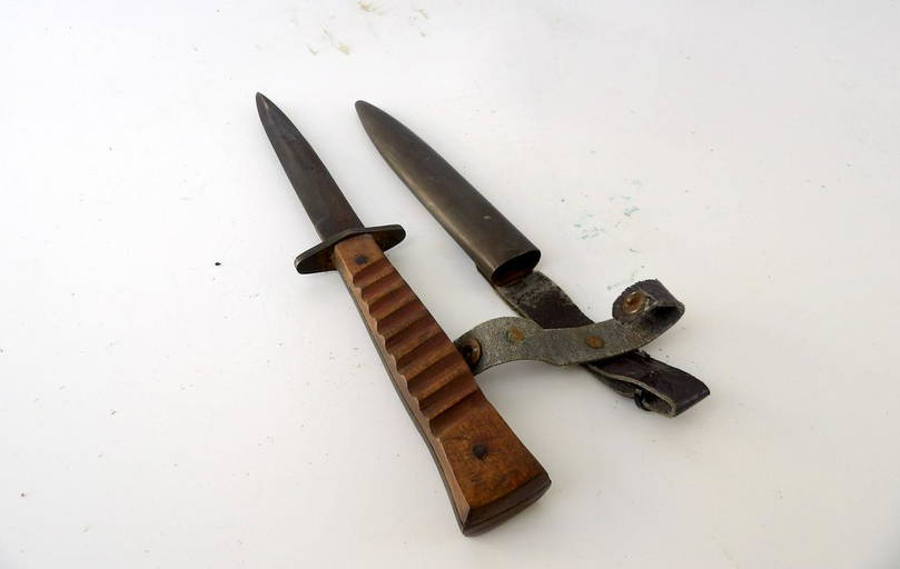 Rare Ww2 German Hammes Solingen Fighting Knife
