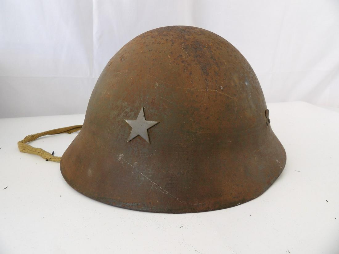 Ww2 Japanese Imperial Army Combat Helmet Auction