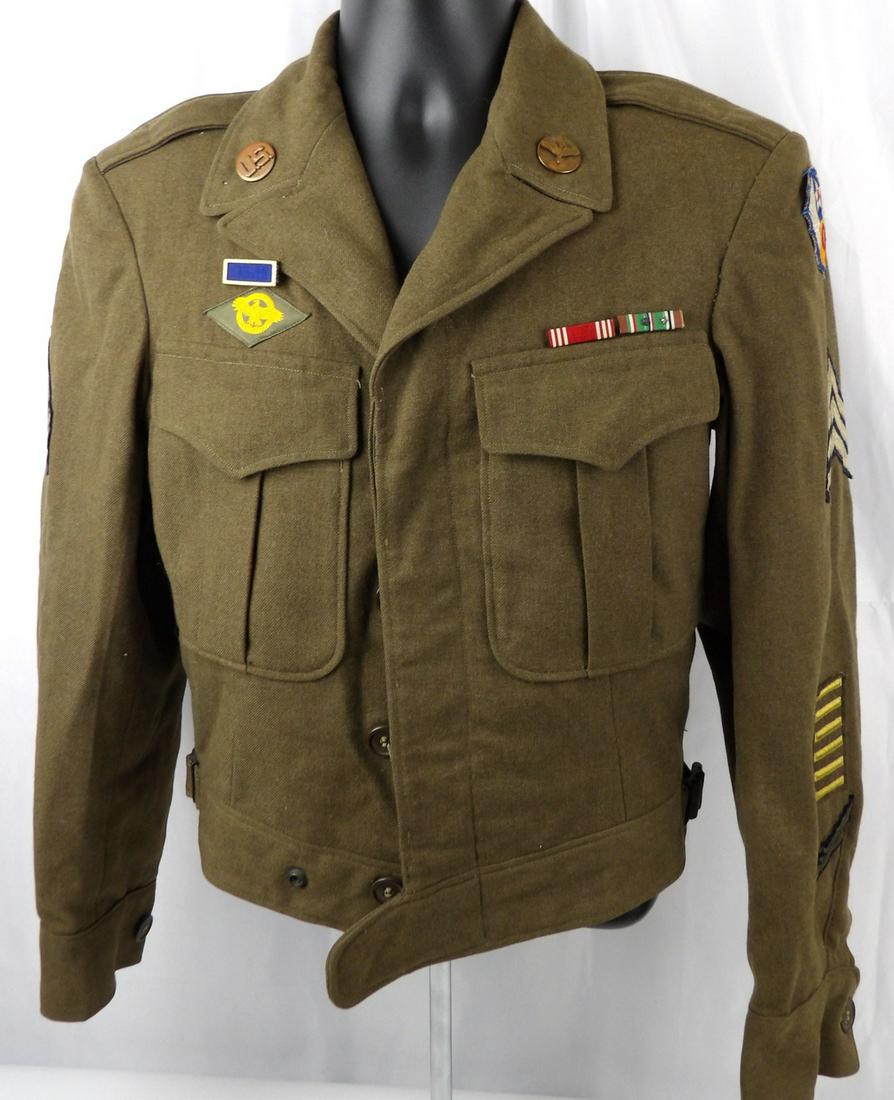 Named Ww2 Usaaf 9th Air Force Ike Jacket Auction