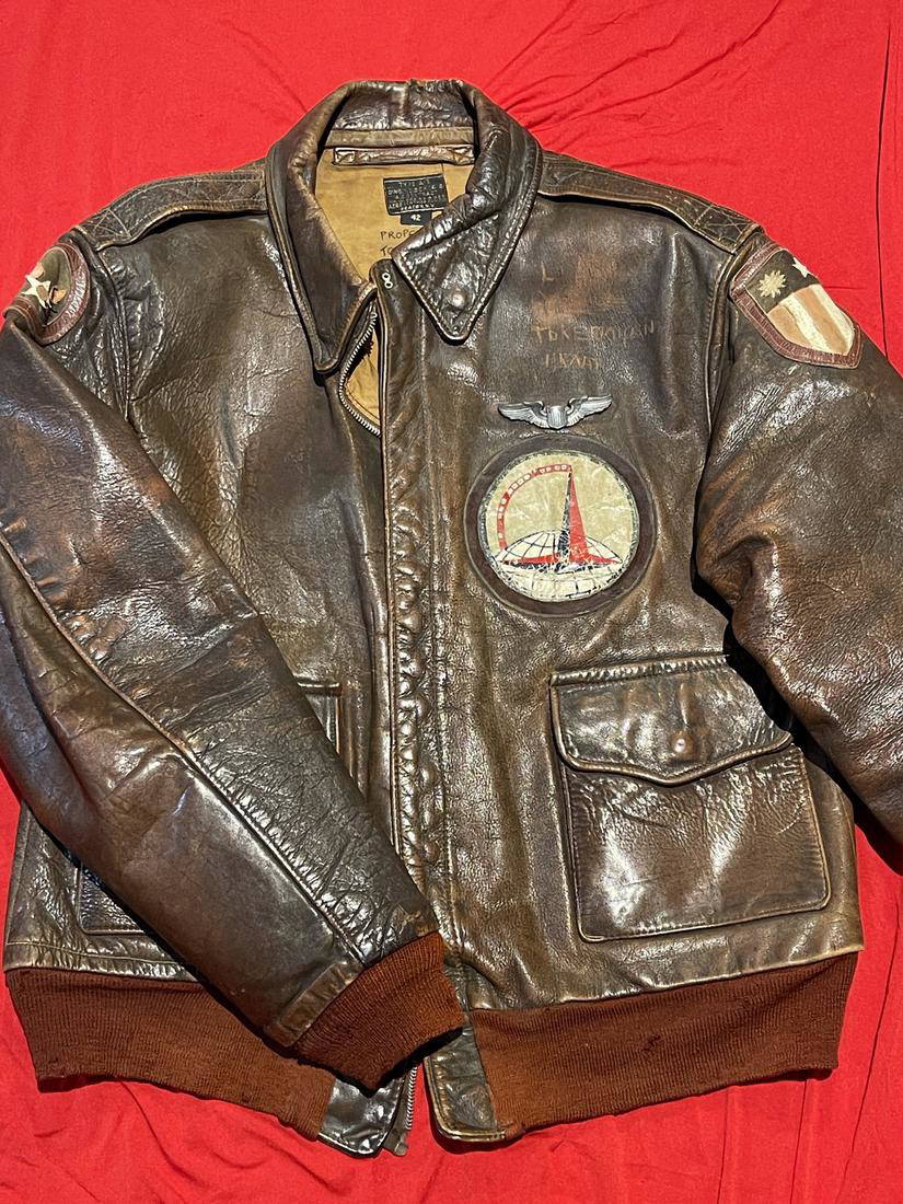 Wwii "carpetbagger" A-2 Jacket - Cbi - Avg Flying Tigers Auction