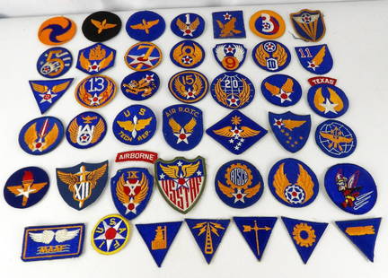 Ww2. Usa Usaaf Patch Lot
