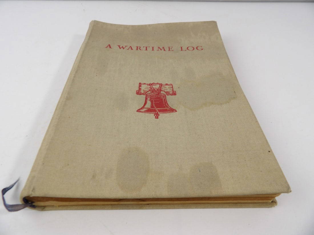 Rare Ww2 Wwii Ymca "a Wartime Log" Pow Diary Auction