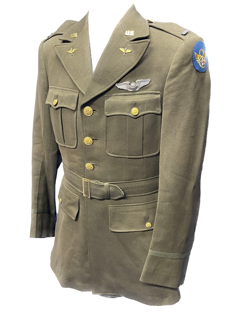 Wwii 8th Army Air Force Id'd Navigator's Uniform Auction