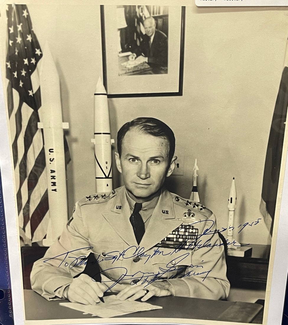 General James Gavin Autographed Photo Auction
