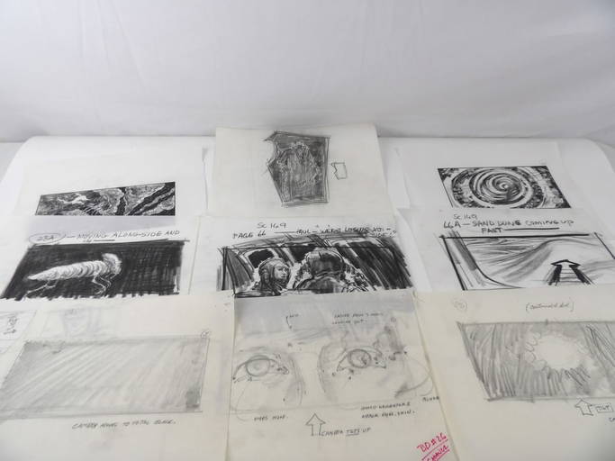 Original Storyboard Sketch Lot For The 1984 Classic Movie Dune Mentor ...