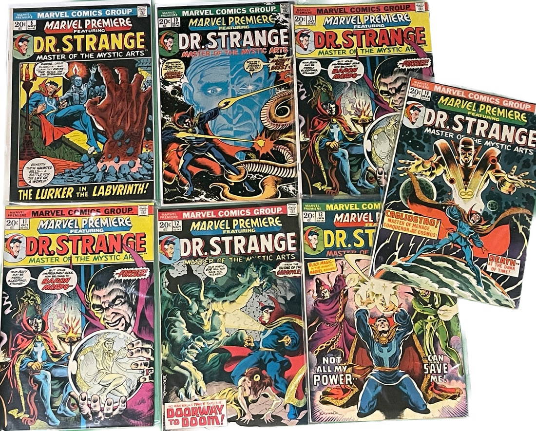 Marvel Dr. Strange Comic Book Lot Auction