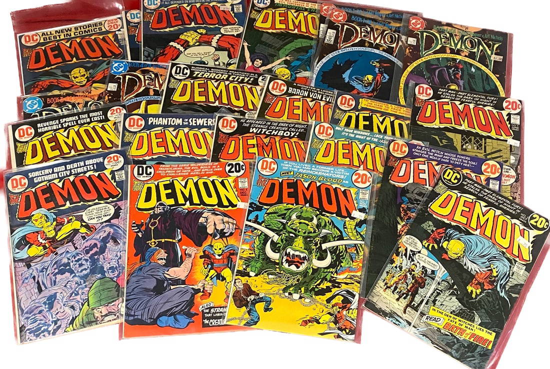 Dc Demon Comic Book Series Lot Auction