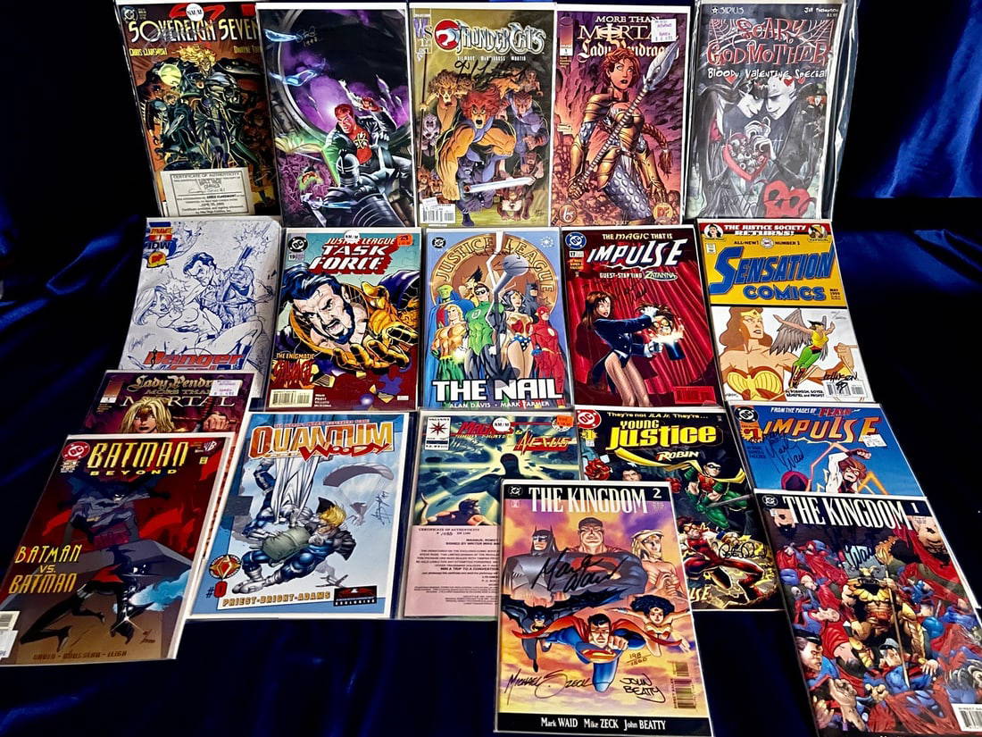 Autographed Comic Book Lot Auction