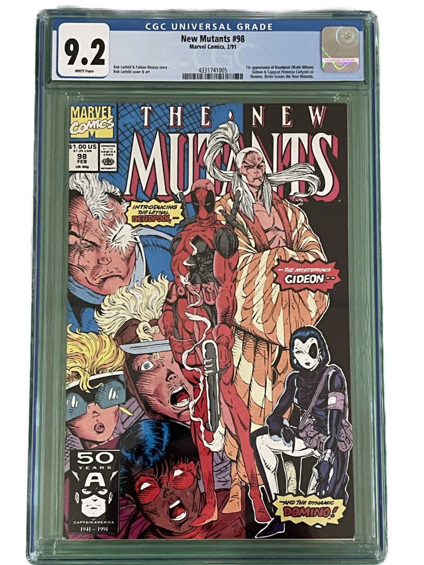 Marvel New Mutants 98 Cgc 9.2 Auction