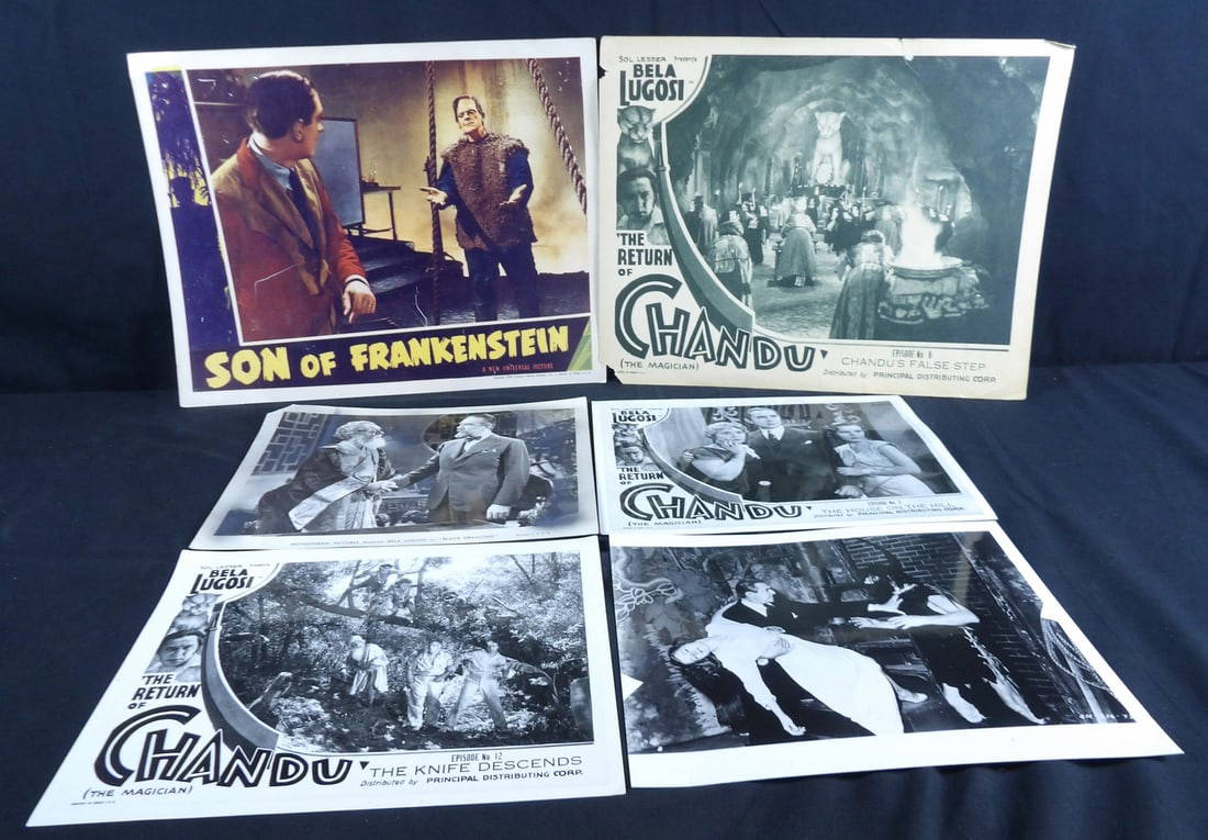 Vintage Lot Of Horror Movie Lobby Cards And Press Kit Photos Auction