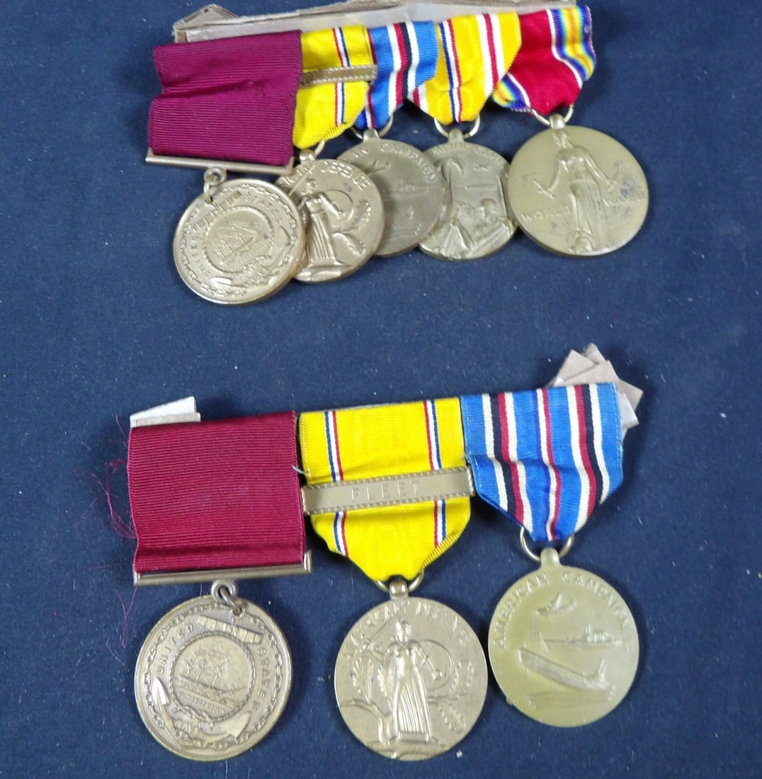 Named Ww2 Wwii Us Navy Medals Sets Auction