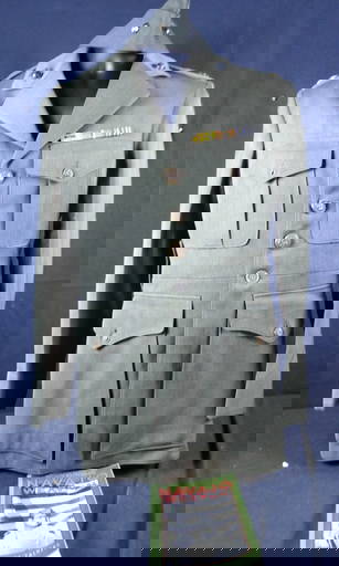 Rare Named Ww2 Wwii Navajo Code Talker Commanding Officer Uniform