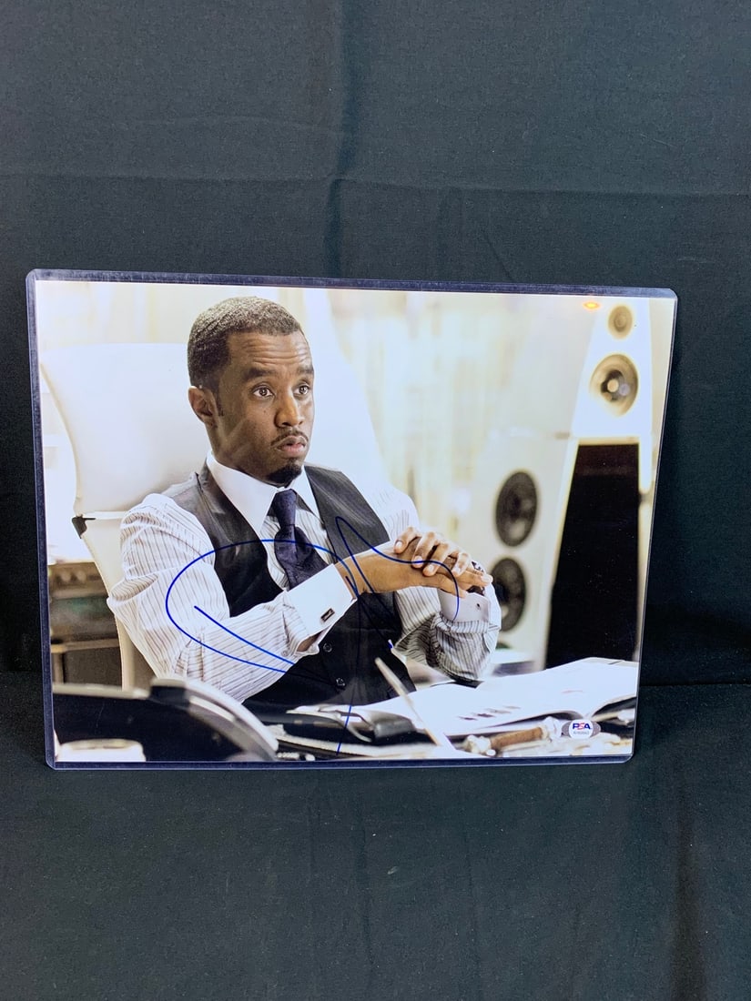 P. Diddy/puff Daddy Autographed Photo Auction