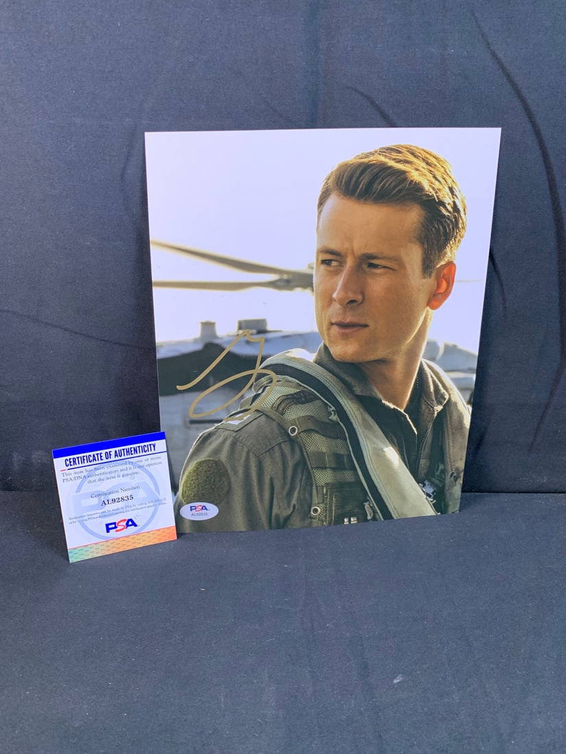 Glen Powell Autographed Top Gun Photo Auction