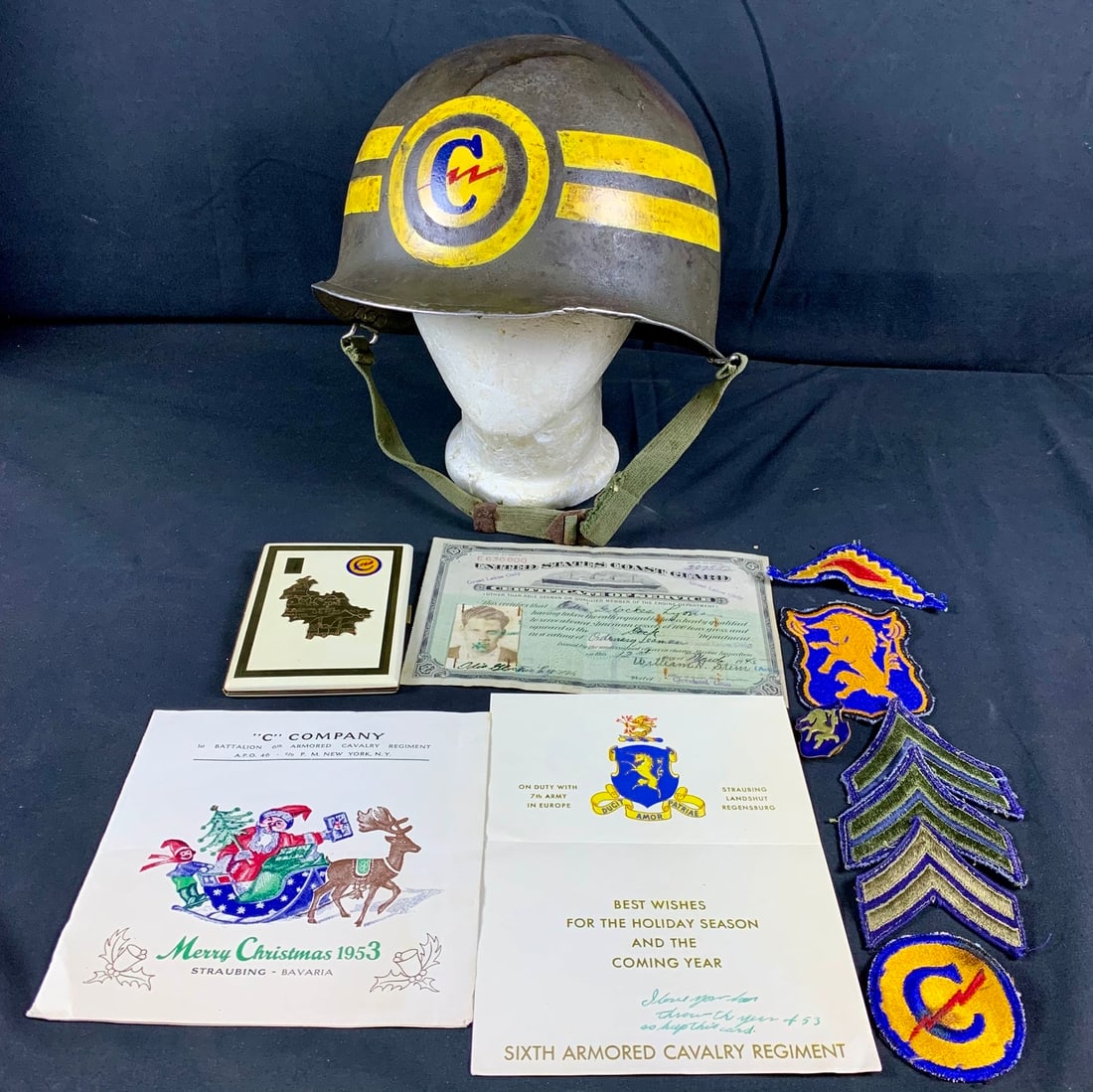 Named Post Ww2 Wwii 1st Battalion 6th Armored Cav Constabulary Grouping ...