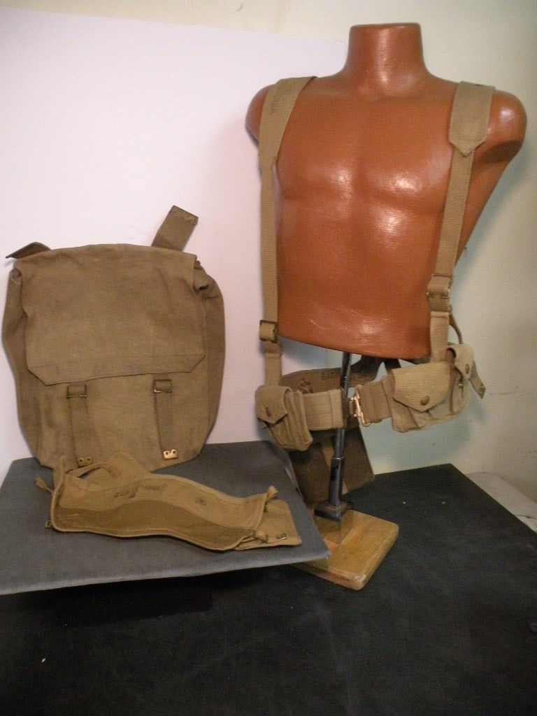 Ww2 British Field Gear Set Auction