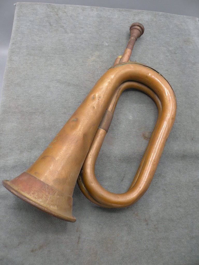 1917 Dated Ww1 British Army Bugle Auction