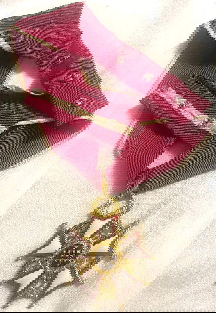 Rare Legion Of Merit Commander Medal To A Jordanian Air Force General ...