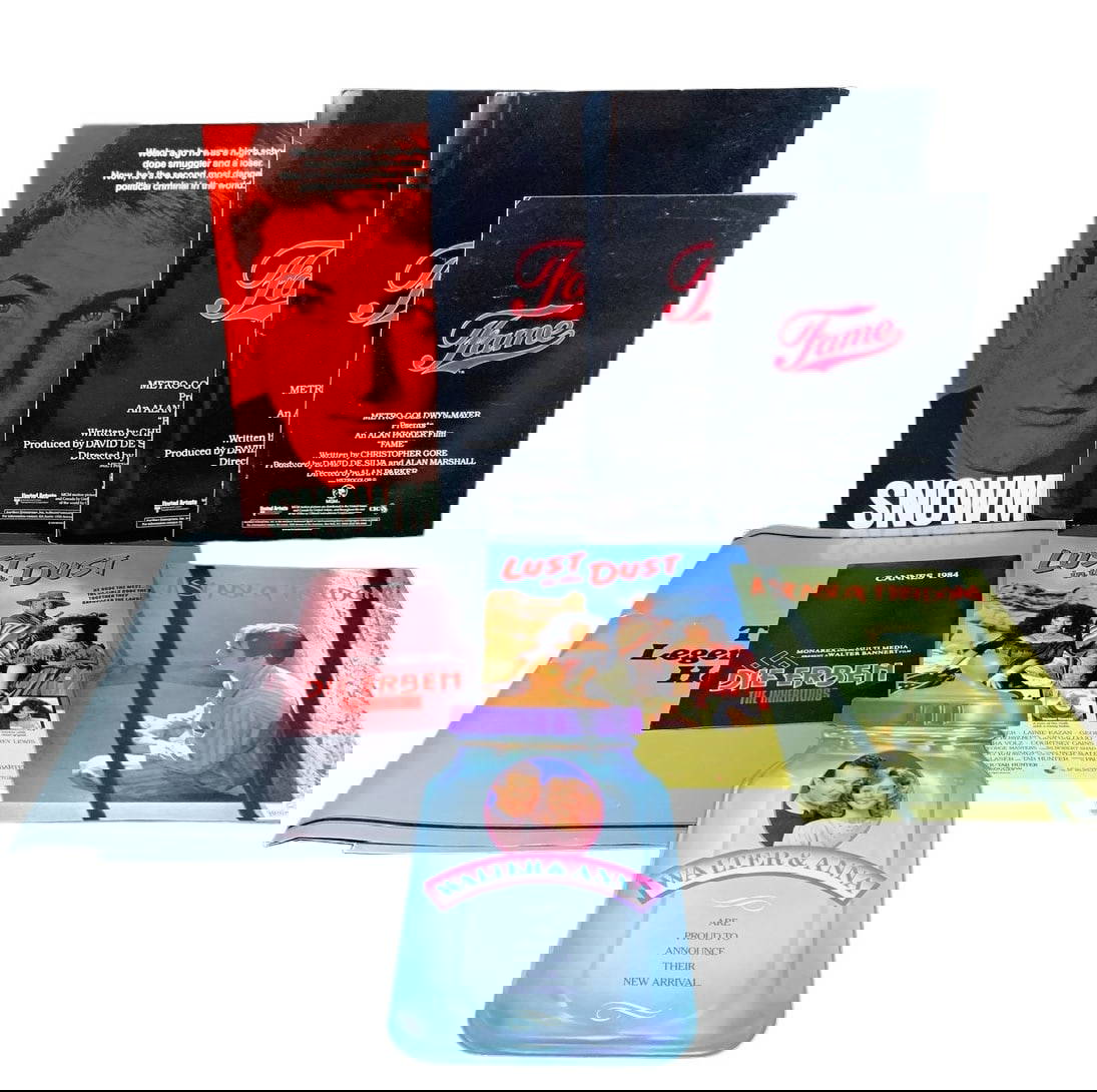 Lot Of Original Movie Premiere Advertising And Press Kits. Auction