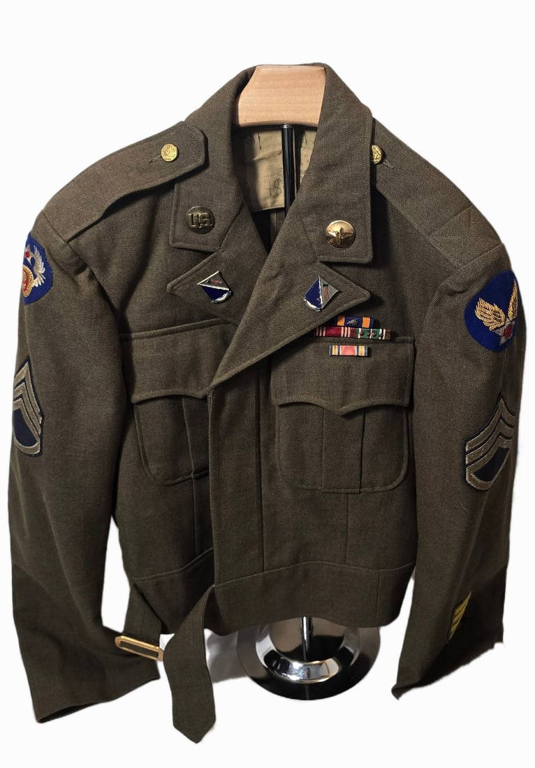 Wwii Rare 64th Fighter Group Uniform W/laundry Numbers (multiple ...