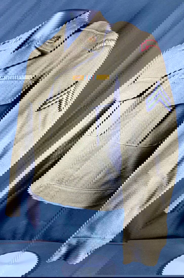 Ww2 Wwii 6th Rangers Battalion Ike Jackets With 32nd Division Patch Auction