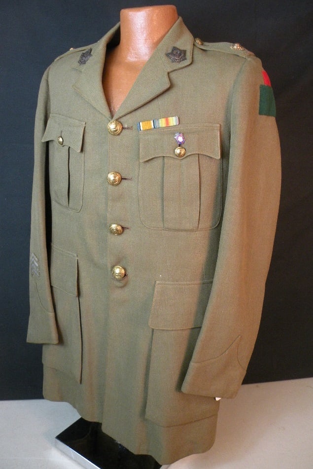 Ww1 Canadian Officers Tunic Auction