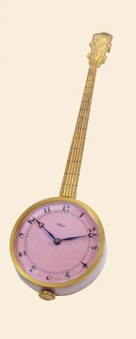 335: Pink Banjo"" ImHof, Swiss. Made circa 1940. Fine