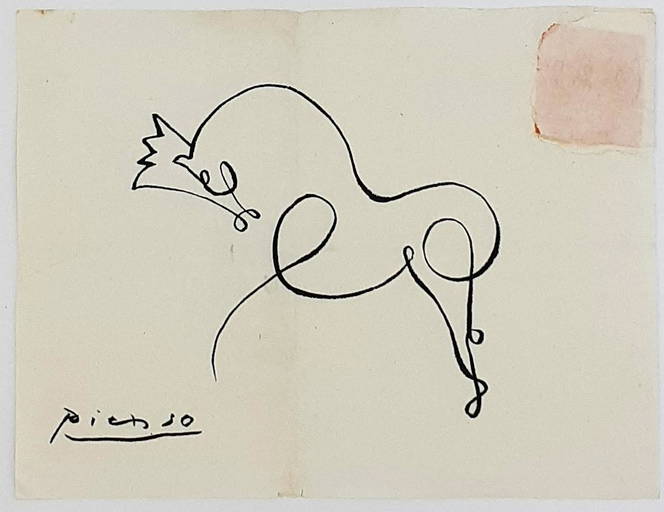Pablo Picasso Horse I Signed