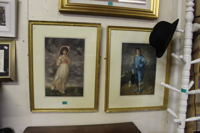 After Arthur Hogg "the Young Gentry" Pair Of Coloured