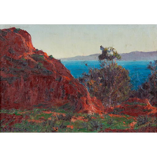 André Delacroix (1872 1934) Carthage, Les Terres