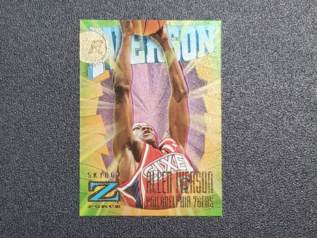 1996-97 Skybox Z-Force Allen Iverson Philadelphia RC - Mar 07, 2021 ...