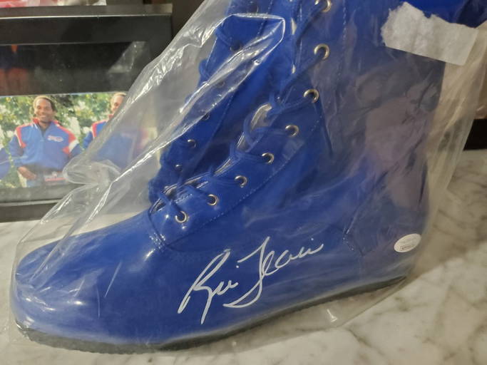 Ric Flair Autograph Signed Blue Wcw /wwf/ Wwe/ Tna Repl