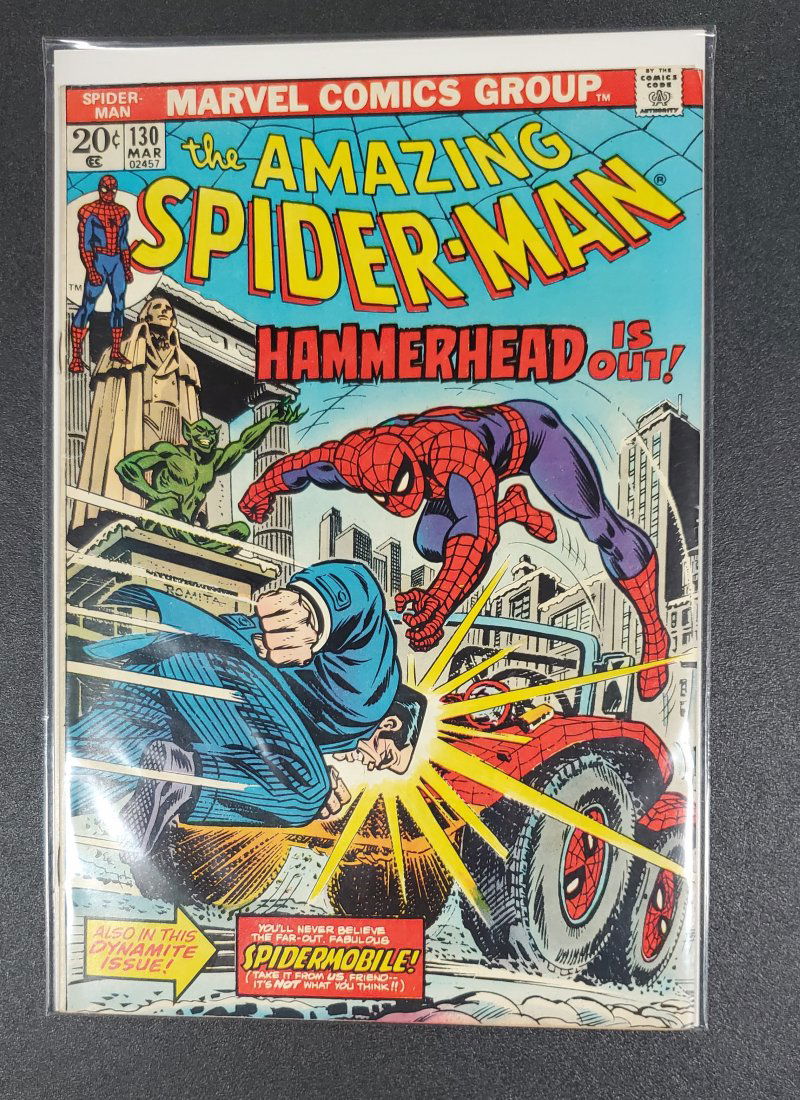 Amazing Spider Man #130 March 1974 Hammerhead, Spide
