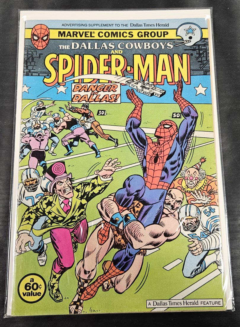 The Dallas Cowboys And Spider-man Marvel Comics 1983 Promotional Comic ...