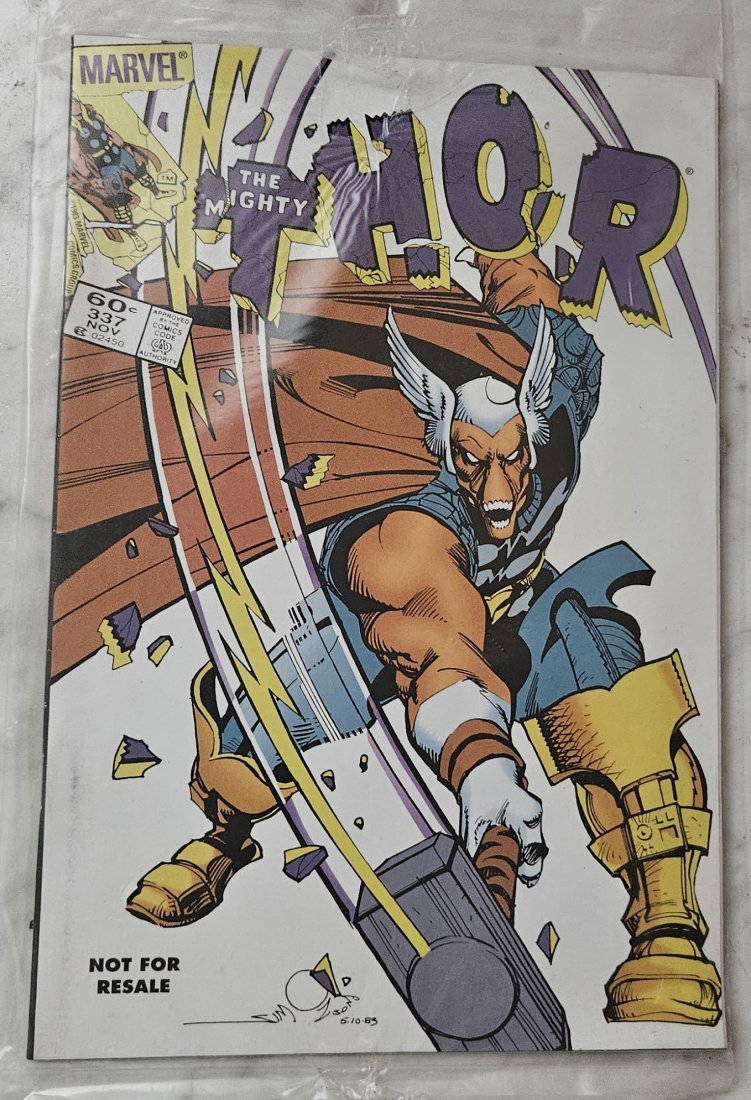 The Mighty Thor 337 First Beta Bill Second Print Auction