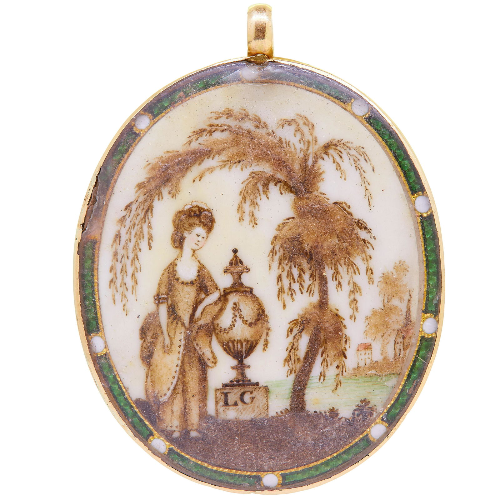 ANTIQUE MEMORI PORTRAIT MINIATURE LOCKET - Nov 10, 2021 | Auction Zero ...