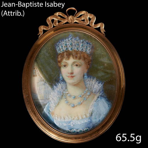 In The Manner Of Jean Baptiste Isabey (1767 1855), A Miniature Portrait Of Caroline Bonaparte,