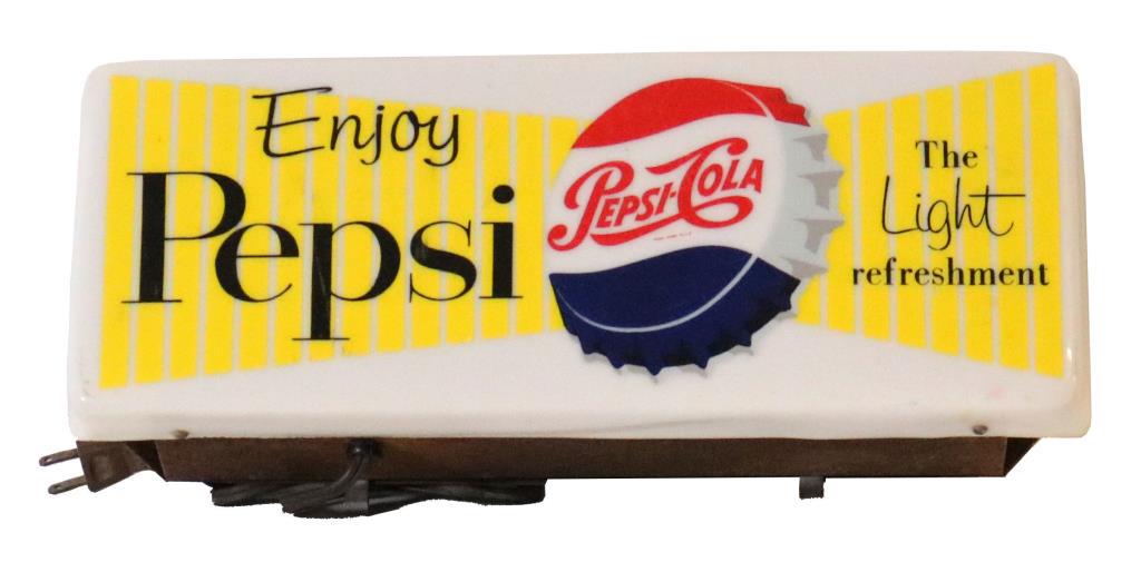 Enjoy Pepsi The Light Refreshment Lighted Sign