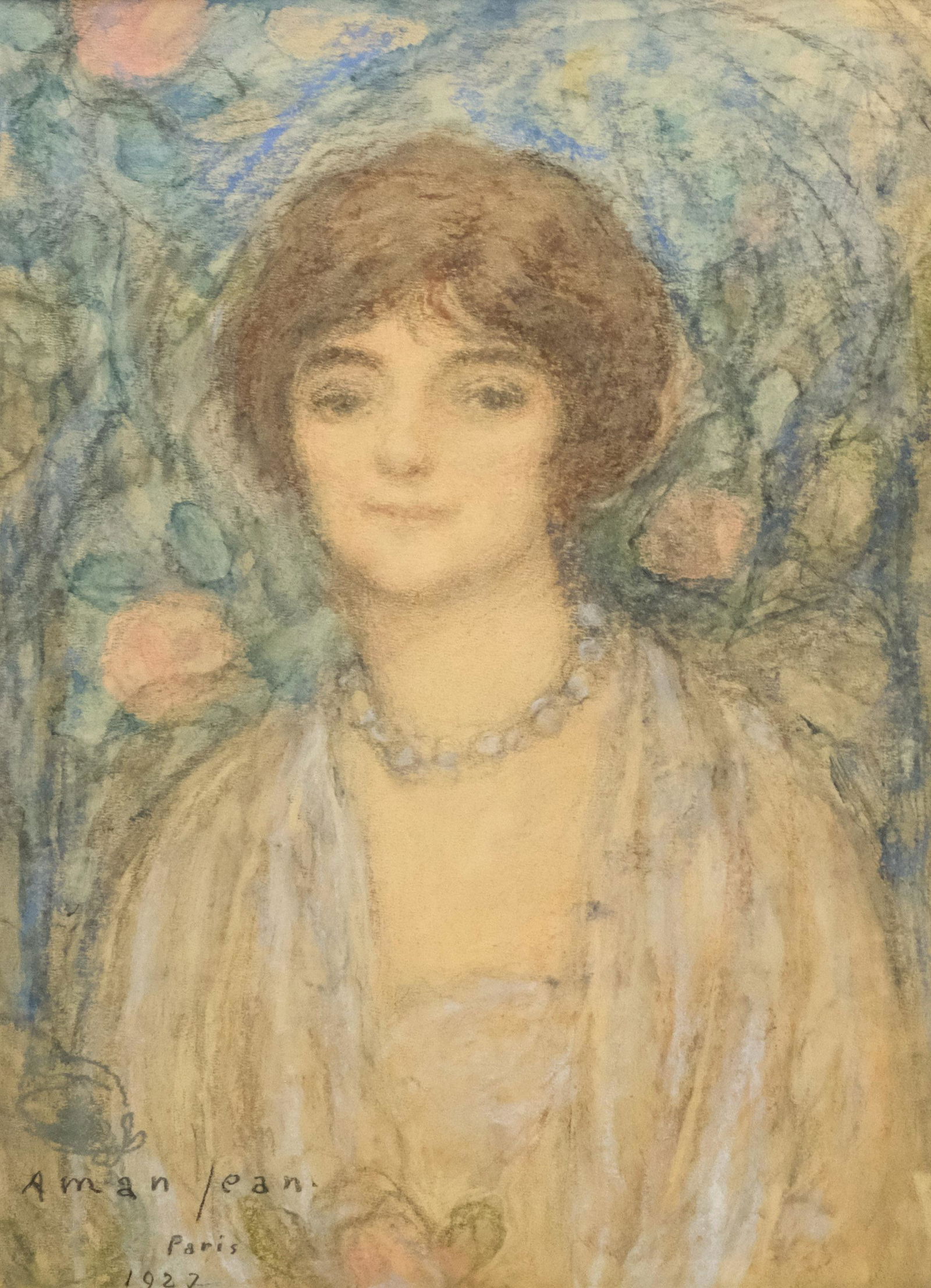 Edmond Aman-Jean, Portrait of a Woman - Sep 28, 2021 | Old Kinderhook ...