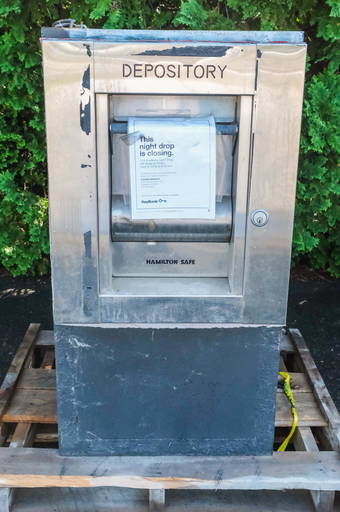 Key Bank Night Depository, Hamilton Safe